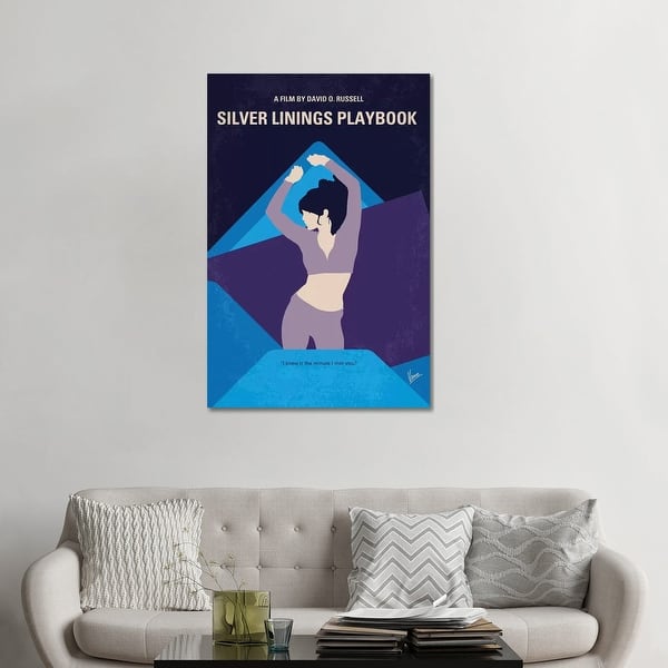 iCanvas "Silver Linings Playbook Minimal Movie Poster" by Chungkong Canvas Print - Bed Bath ...